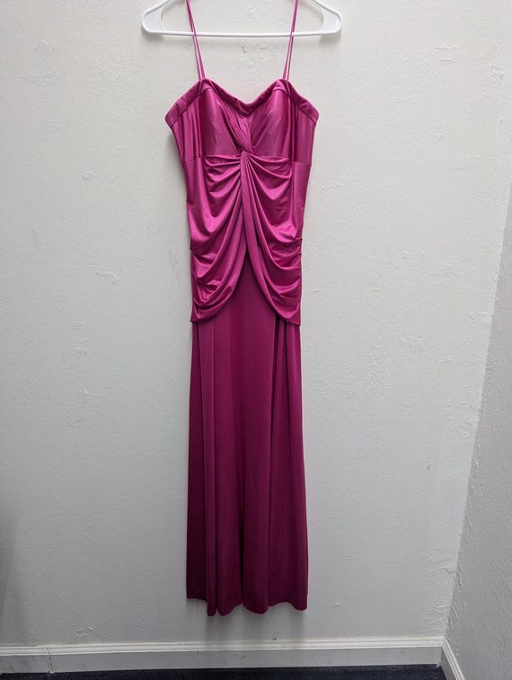 Hot Pink 90s Y2K formal dress - Gem