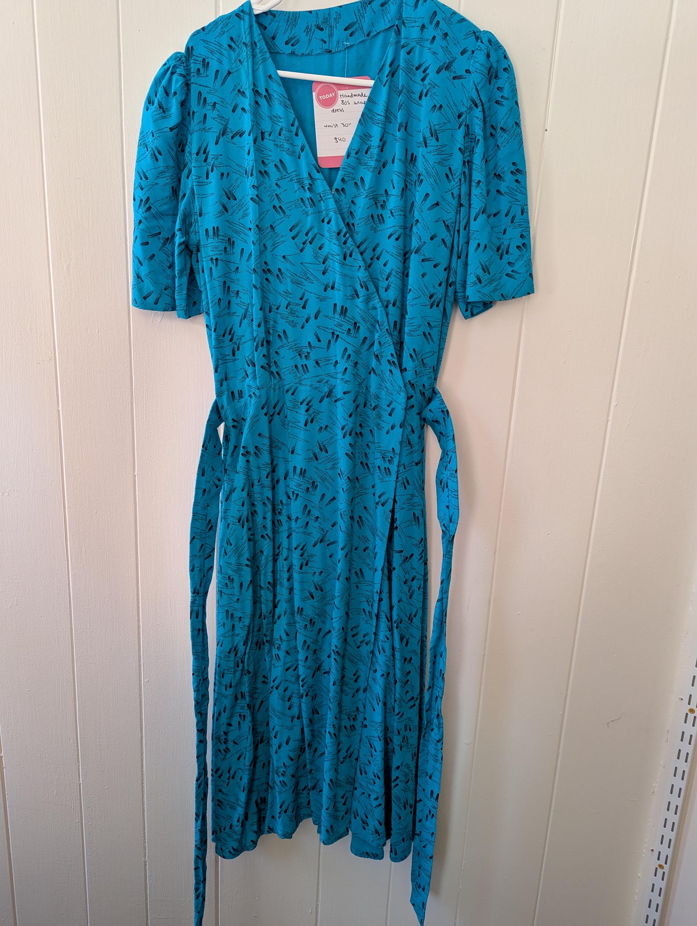 80s Wrap Sun Dress - Etsy