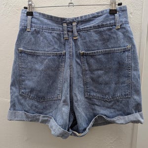 80s Acid Wash High Waisted Shorts - Etsy
