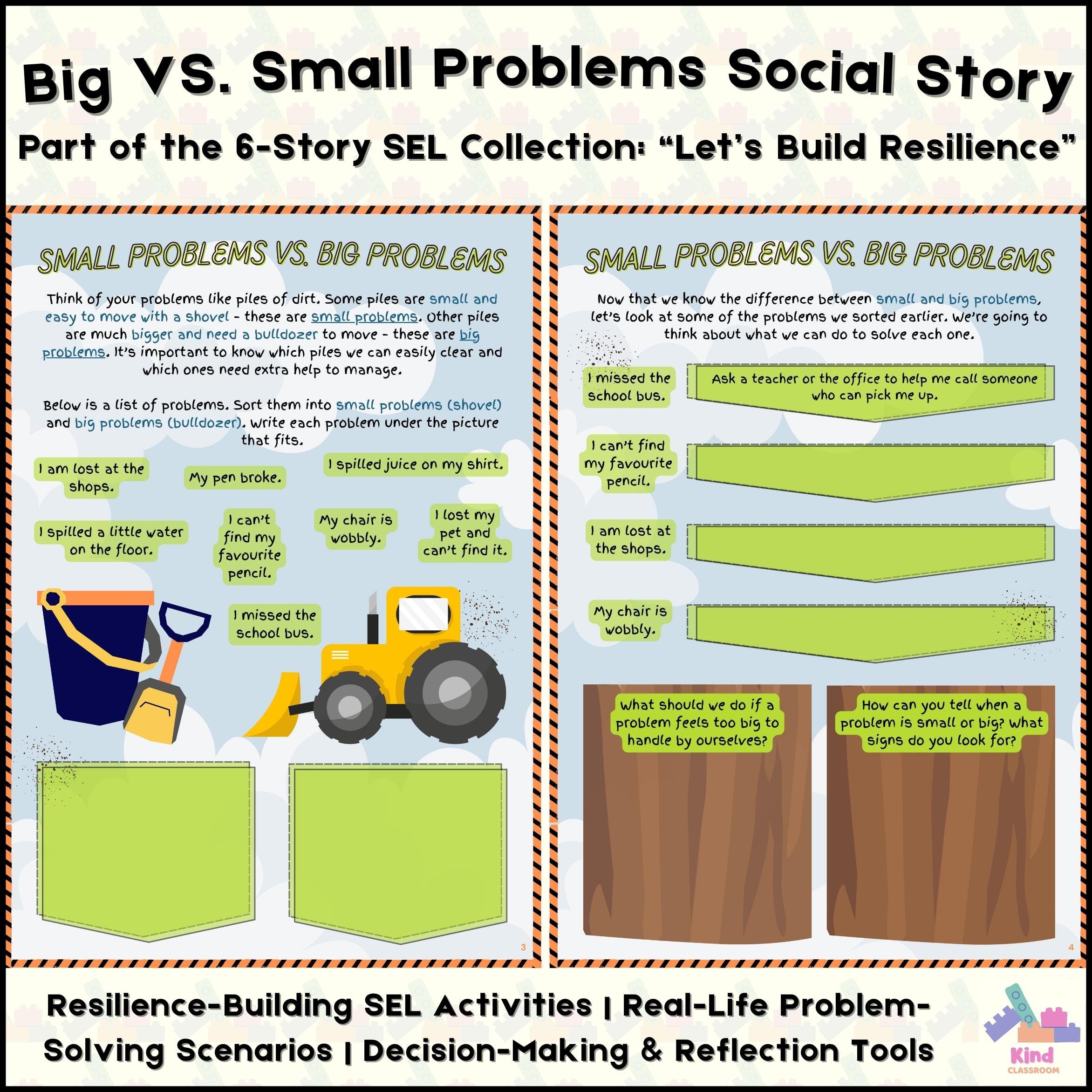 Let's Build Resilience Social Story | SEL Activity | Emotional Regulation & Problem Solving - Etsy