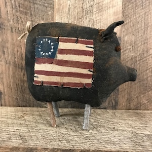 Primitive Pig - Etsy