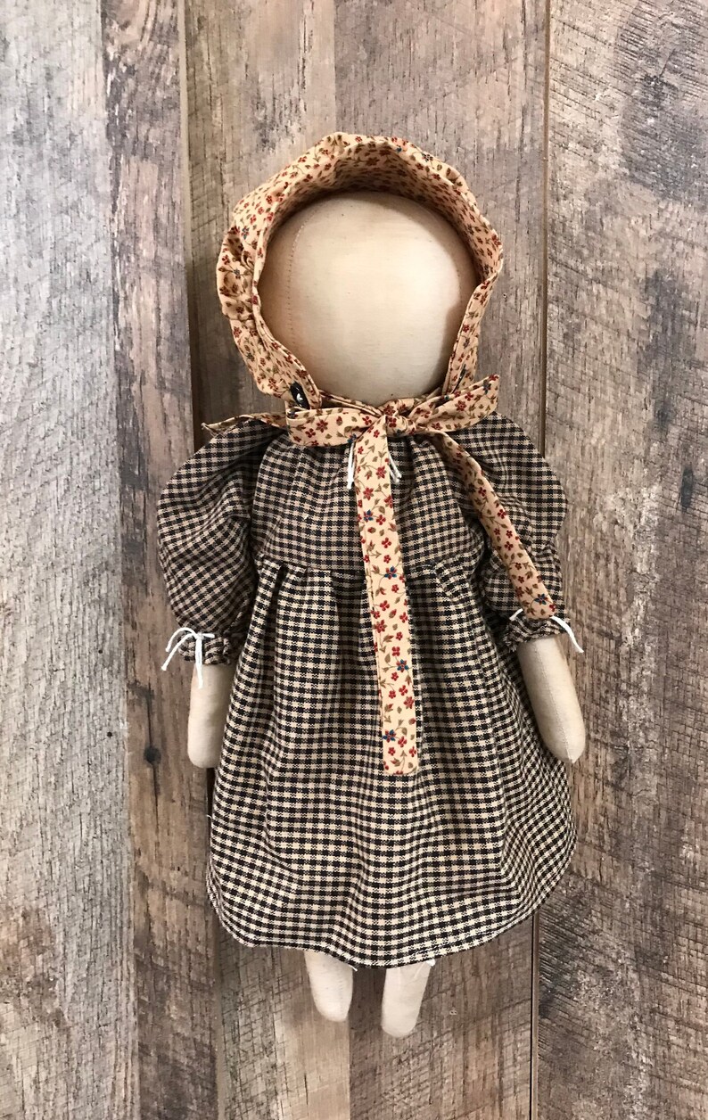 Primitive Farmhouse Prairie Doll Old Fashioned Elsie Jane - Etsy