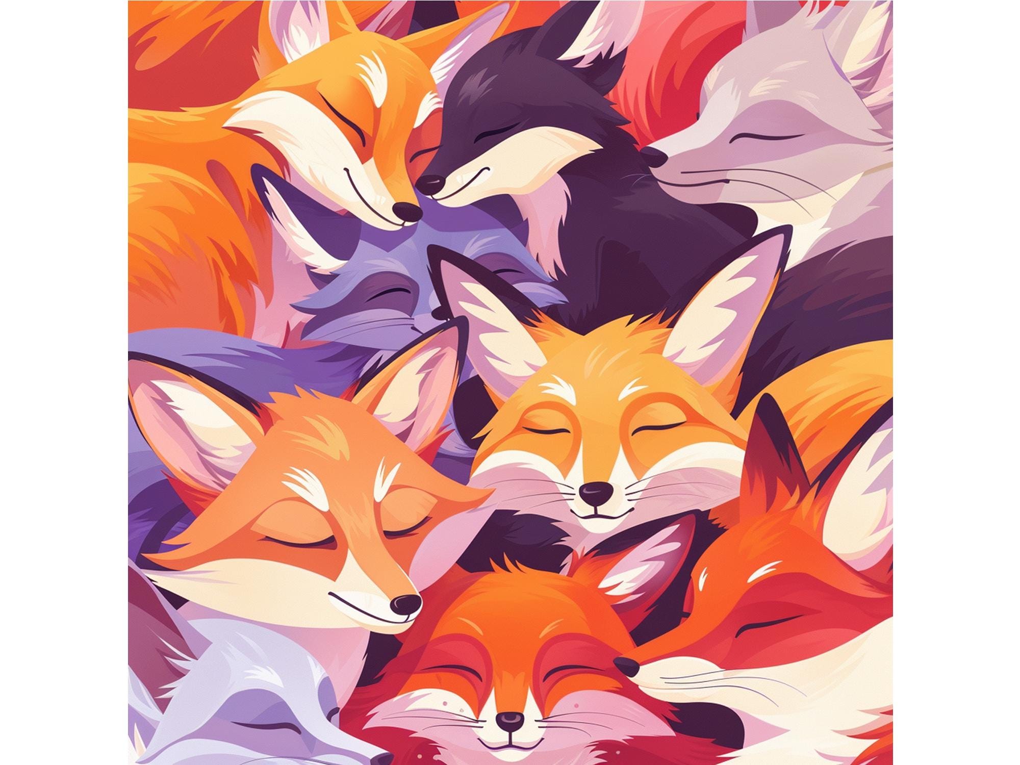 Curious Fox Clipart, Digital Download, High Resolution, Printable ...