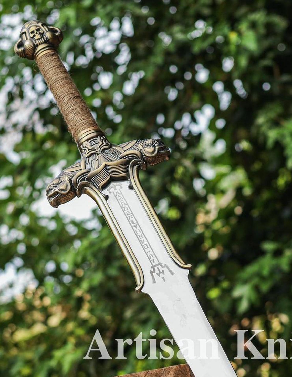 Conan Sword Replica the Barbarian's Blade With Leather Sheath, Custom ...