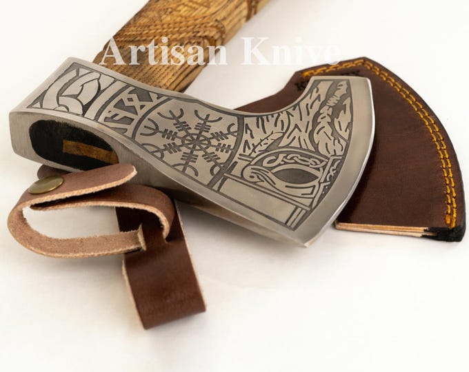 Ragnor Axe,viking Axe With Rose Wood,wedding Gifts for Him,anniversary ...