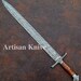 Hand Forged Damascus Steel Viking Sword, Damascus Steel Vikings Sword ...