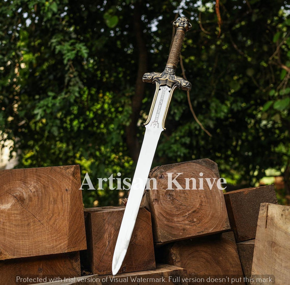 Conan Sword Replica the Barbarian's Blade With Leather Sheath, Custom ...