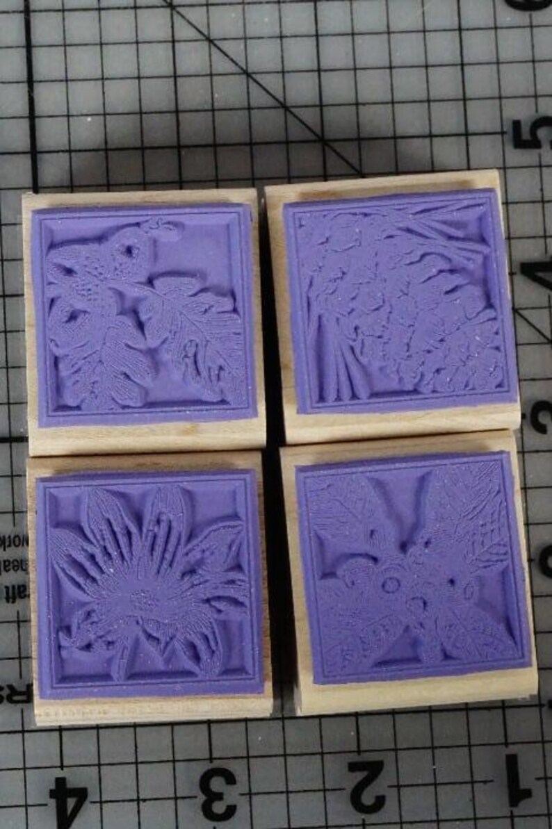 Stampin up Close to Nature Stamp Set Pinecone Acorn Berry Flower Crafts ...