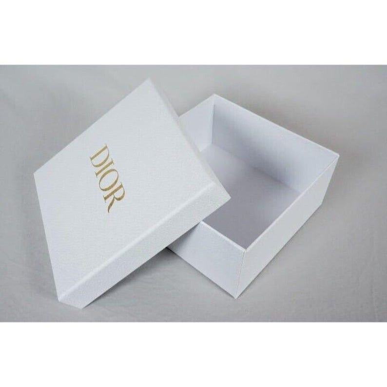 DIOR White Square Gift Box 8.5x8.5 NEW Authentic Empty Holiday Birthday ...