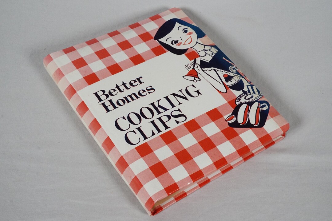 Better Homes Cooking Clips Book Vintage Recipe Organizer - Etsy