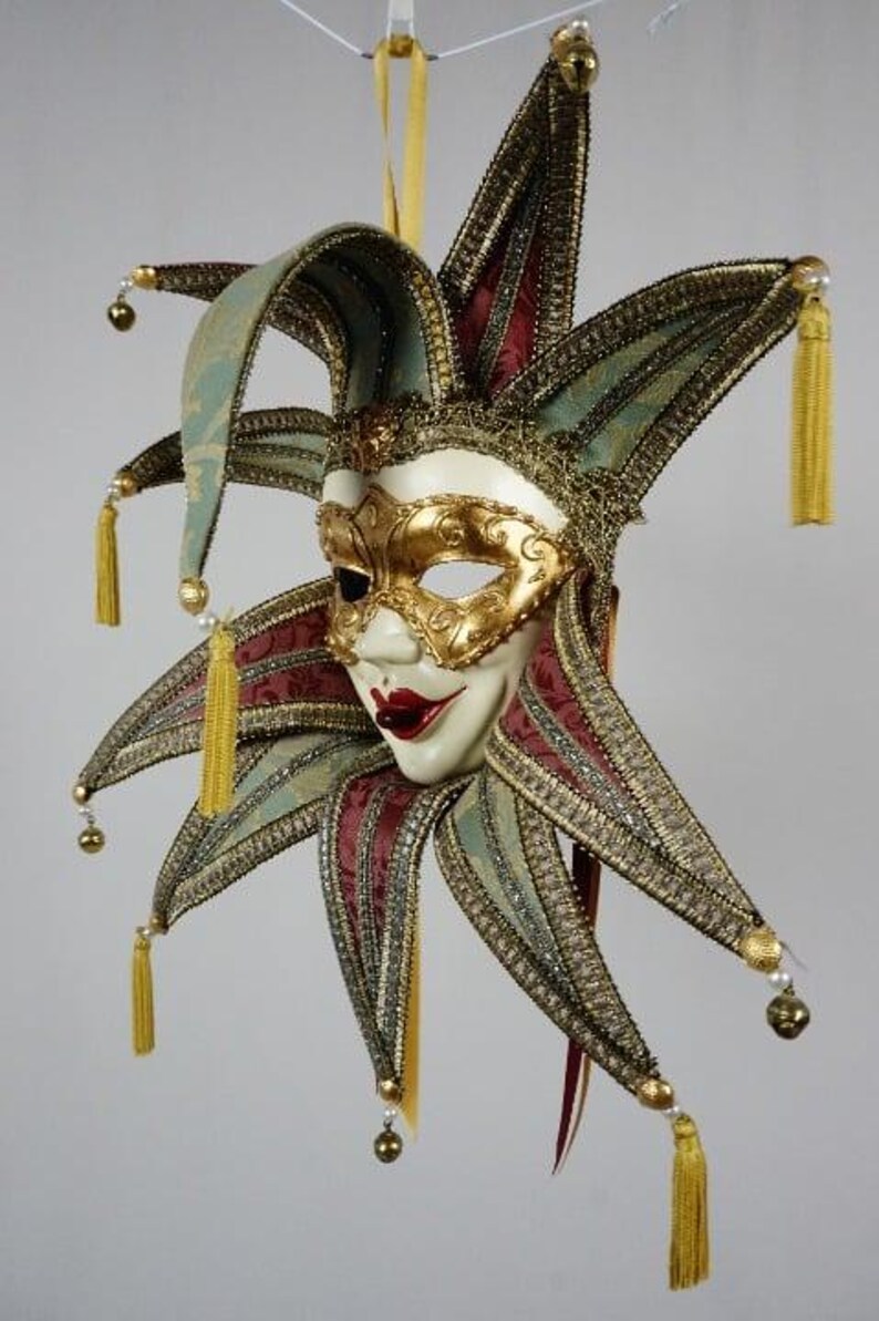 Italian Masquerade Mask Made in Venice Italy Mardi Gras Theme Decor - Etsy
