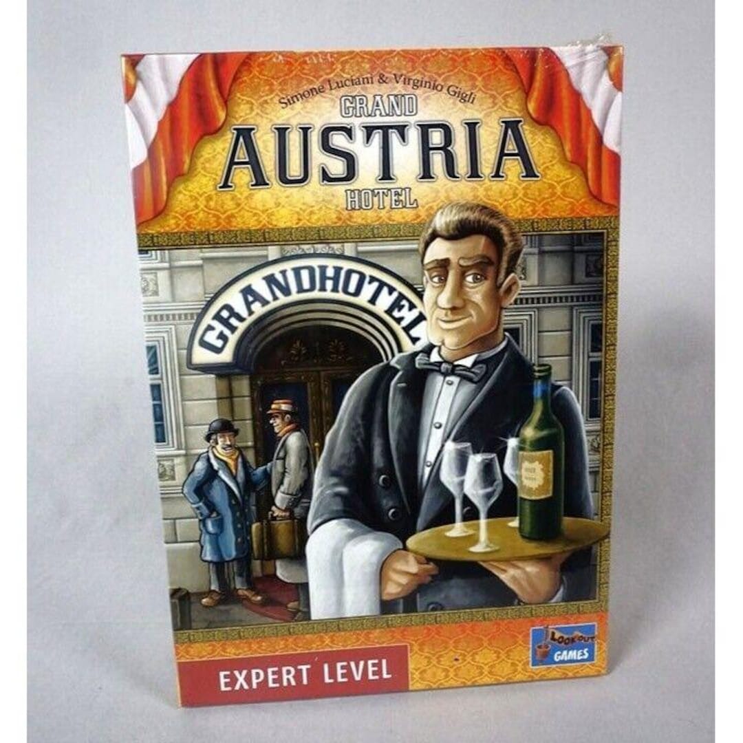 Grand Austria Hotel Board Game - Lookout Games - NEW/SEALED - Etsy