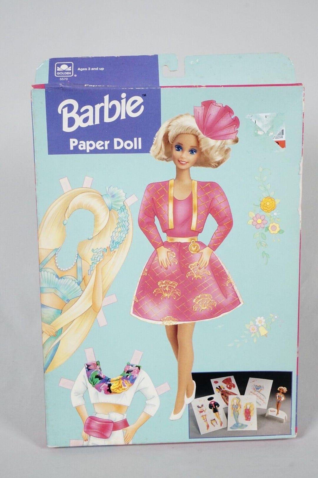 Barbie Paper Doll Set by Golden Vintage 1993 - NEW - SEALED - Etsy