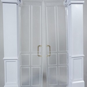 Rainbow High Doll House Dollhouse Replacement Pillars & Front French ...