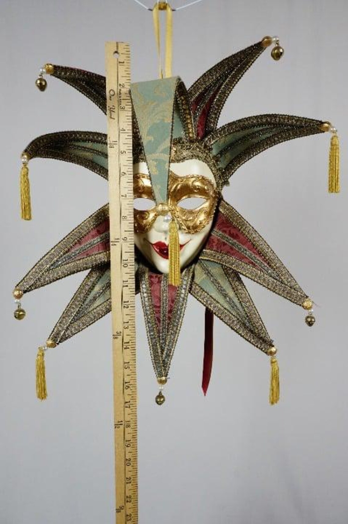 Italian Masquerade Mask Made in Venice Italy Mardi Gras Theme Decor - Etsy