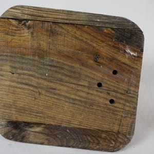 Handmade Wooden Birdhouse Train Building A-frame House Vintage With ...