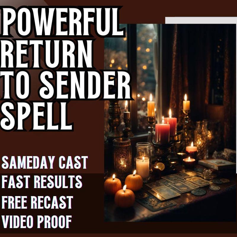 Return to Sender Spell - Etsy