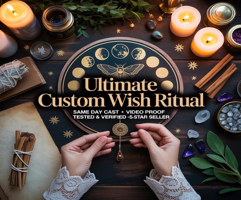 ULTIMATE CUSTOM WISH Ritual, Custom Wish, Manifestation Ritual ...