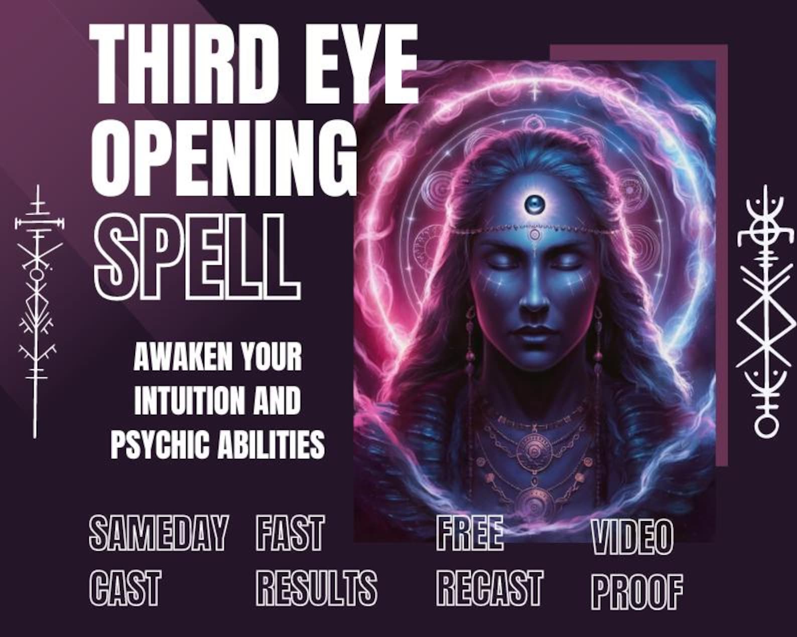 Thirdeye Opening Spell, Third Eye Activation Spell-cast, Thirdeye Spell, Powerful Third Eye ...