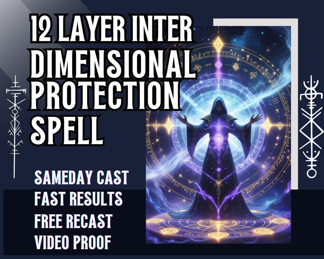 12-LAYER INTERDIMENSIONAL PROTECTION Spell | Black Magic Removal ...