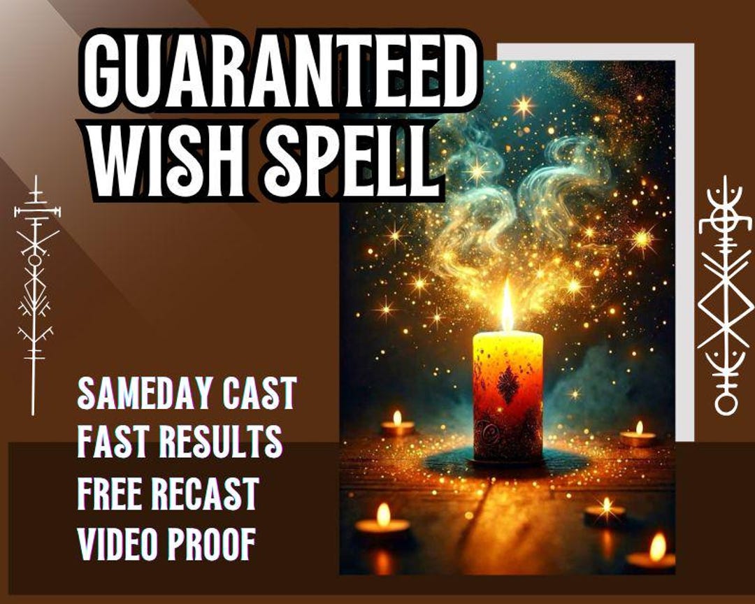 GUARANTEED WISH SPELL | Manifest Dream | Fast Magic | Powerful Spell ...