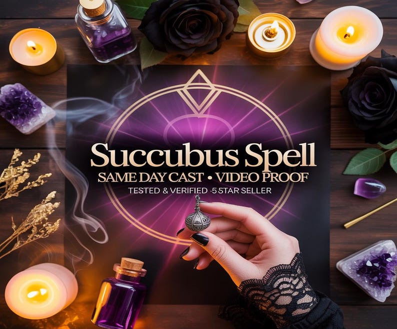 SUCCUBUS SPELL, Dark Attraction, Astral Seduction, Desire Summoning ...