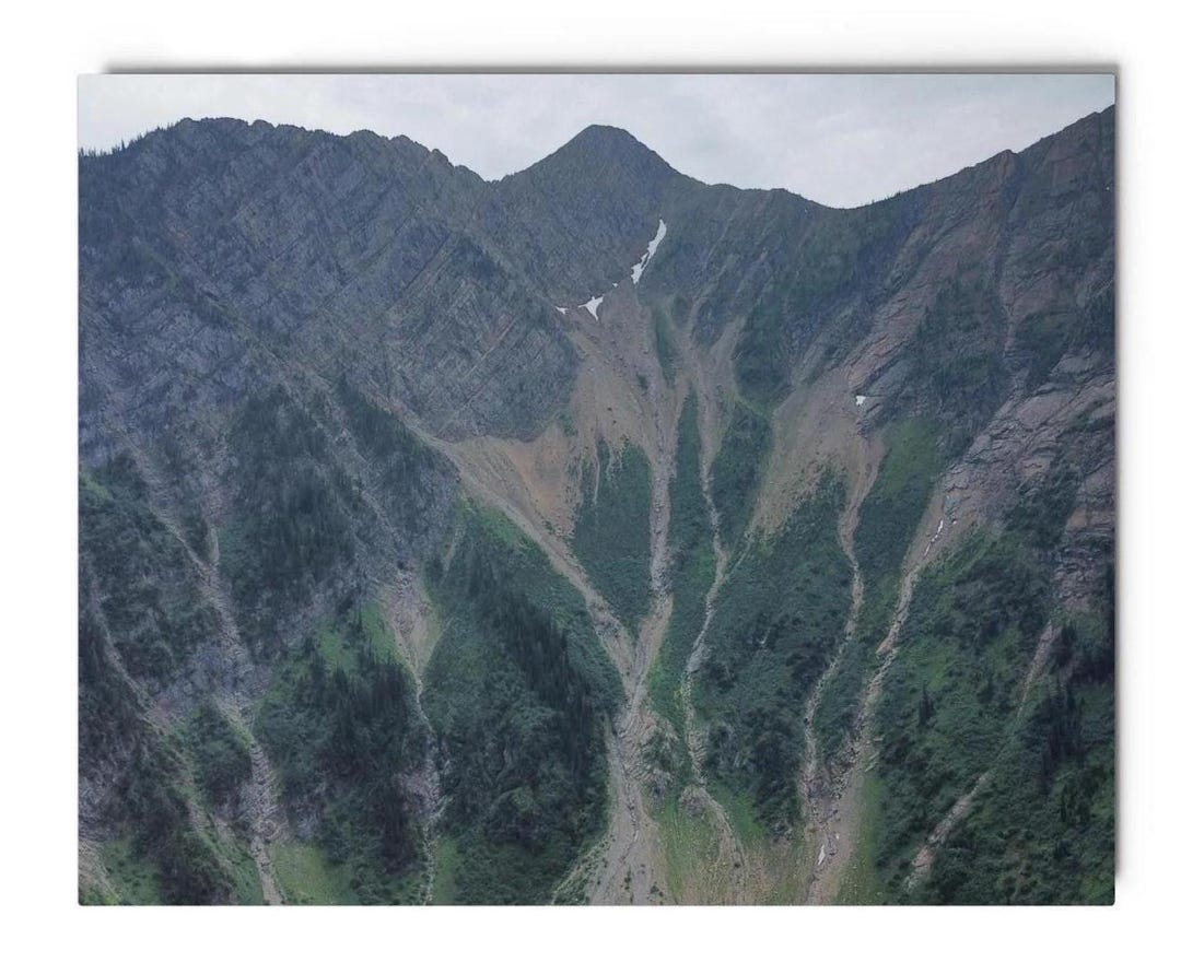 Mount Penrose - Glacier National Park - High-quality Horizontal Metal ...