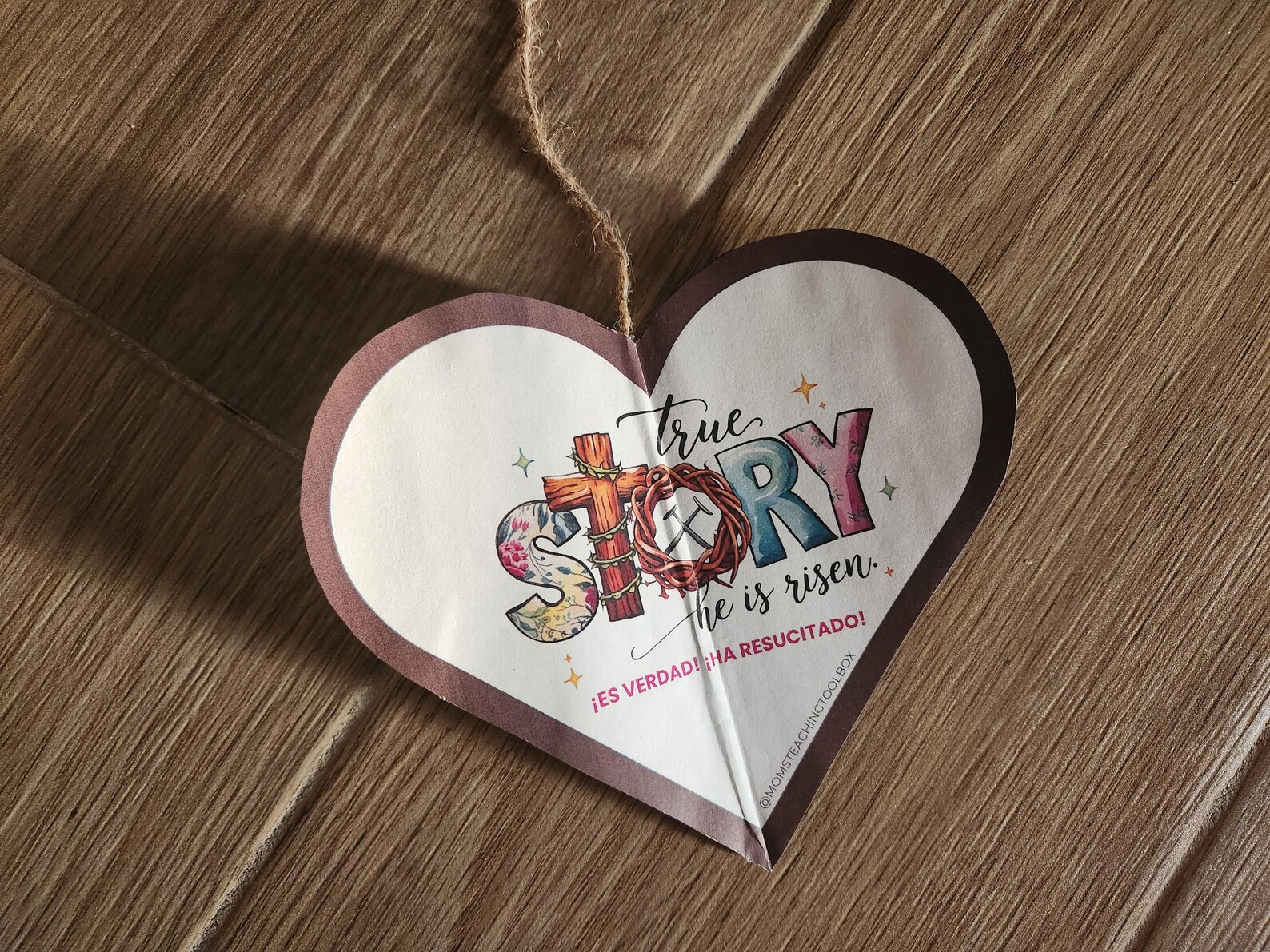 Digital Download Easter Story Book Craft for Kids, DIY Share the Good ...