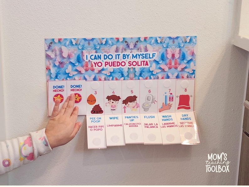 Printable Potty Training Chart Reward System Instant Download Girl ...