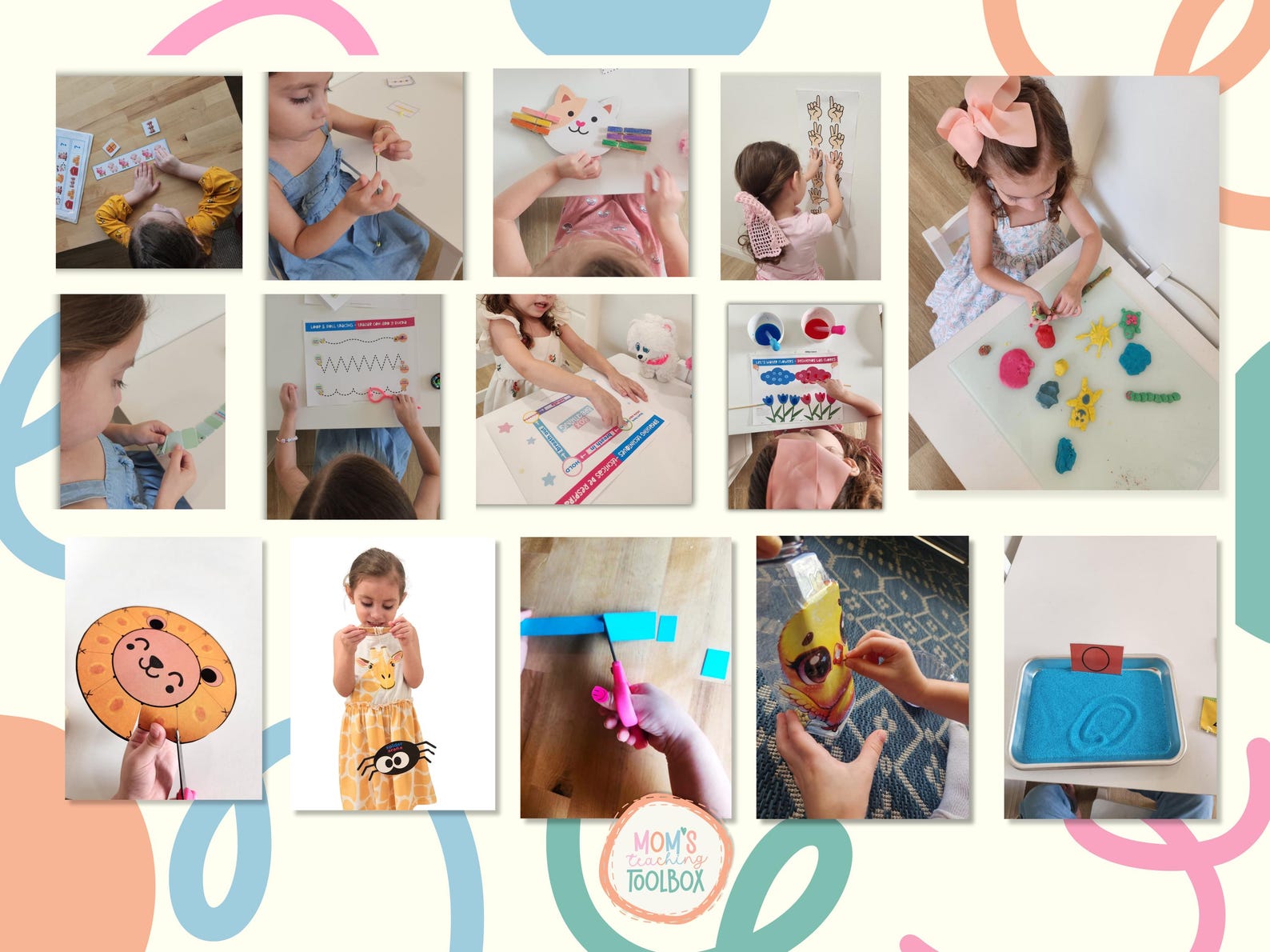 Prewriting Activities Spanish and English Bilingual Toddler Preschool ...
