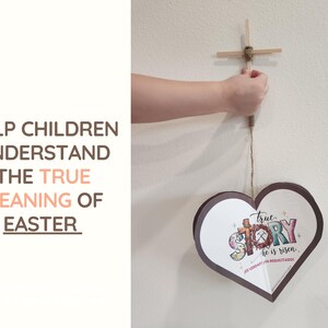 Digital Download Easter Story Book Craft for Kids, DIY Share the Good ...