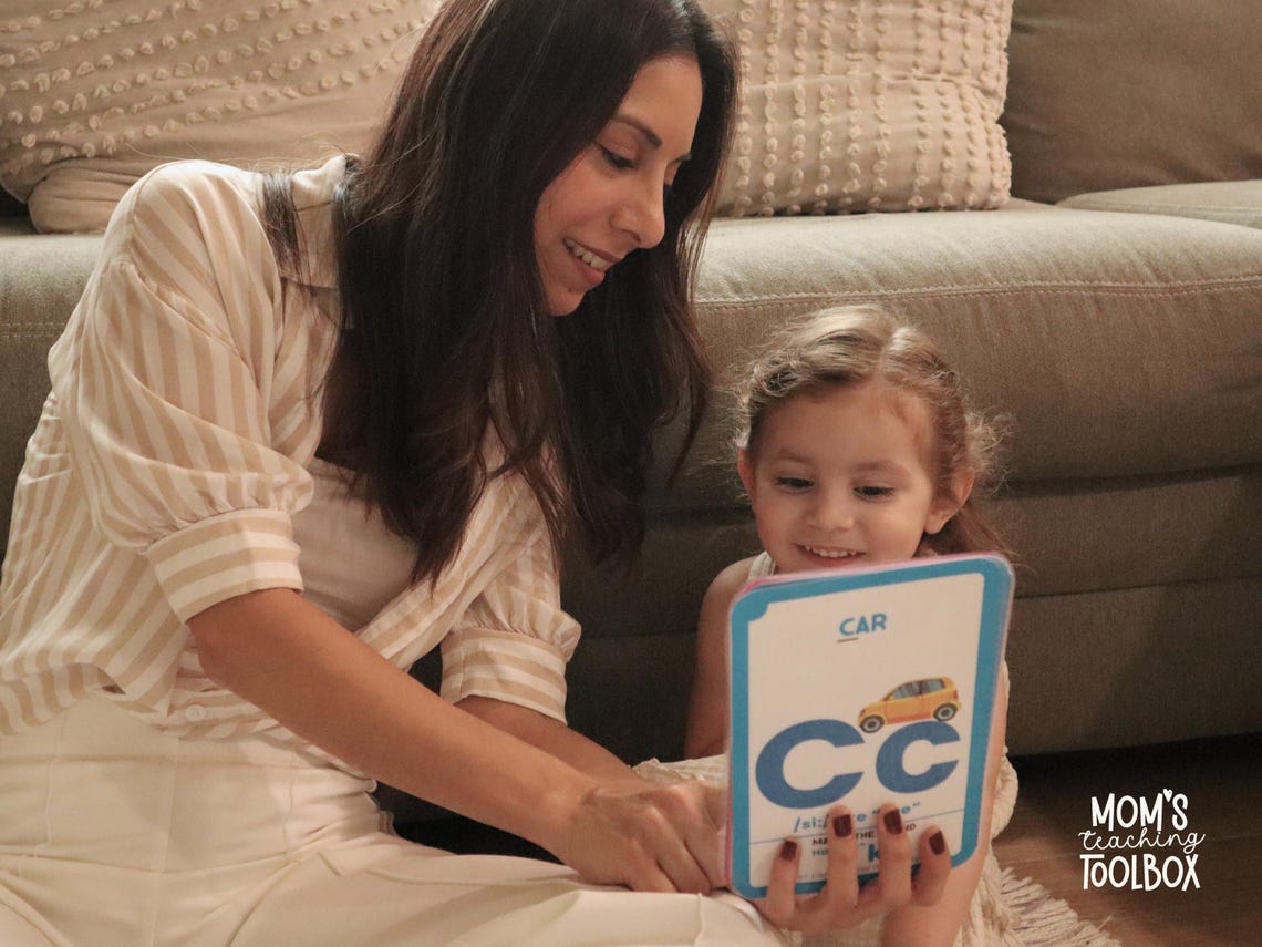 Printable ABC Flashcards Homeschool Activity Spanish and English ...