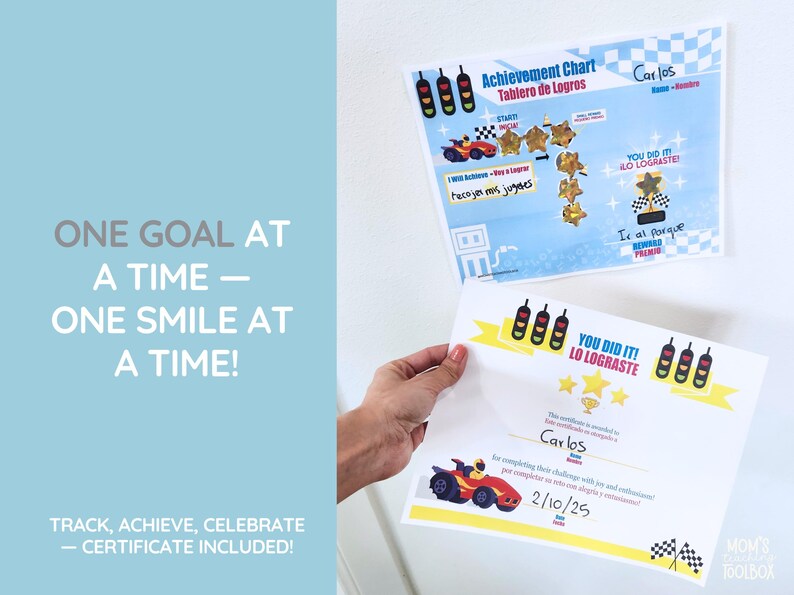 Printable Reward Chart Kids Routine Goal Tracker Reading Log DIY Prek ...