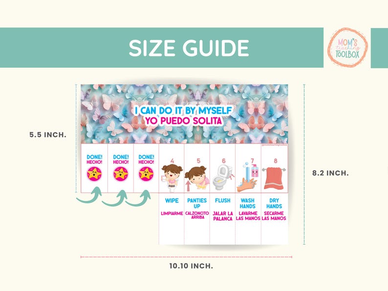 Printable Potty Training Chart Reward System Instant Download Girl ...