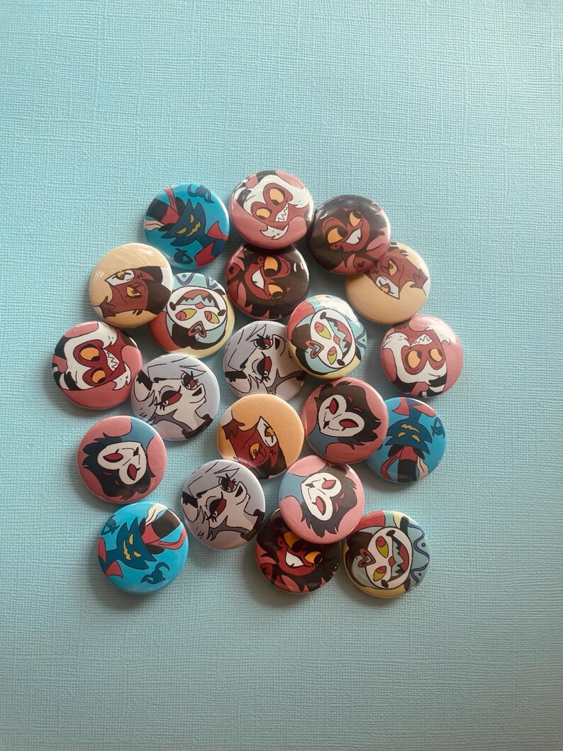 Helluva Boss Buttons - Etsy