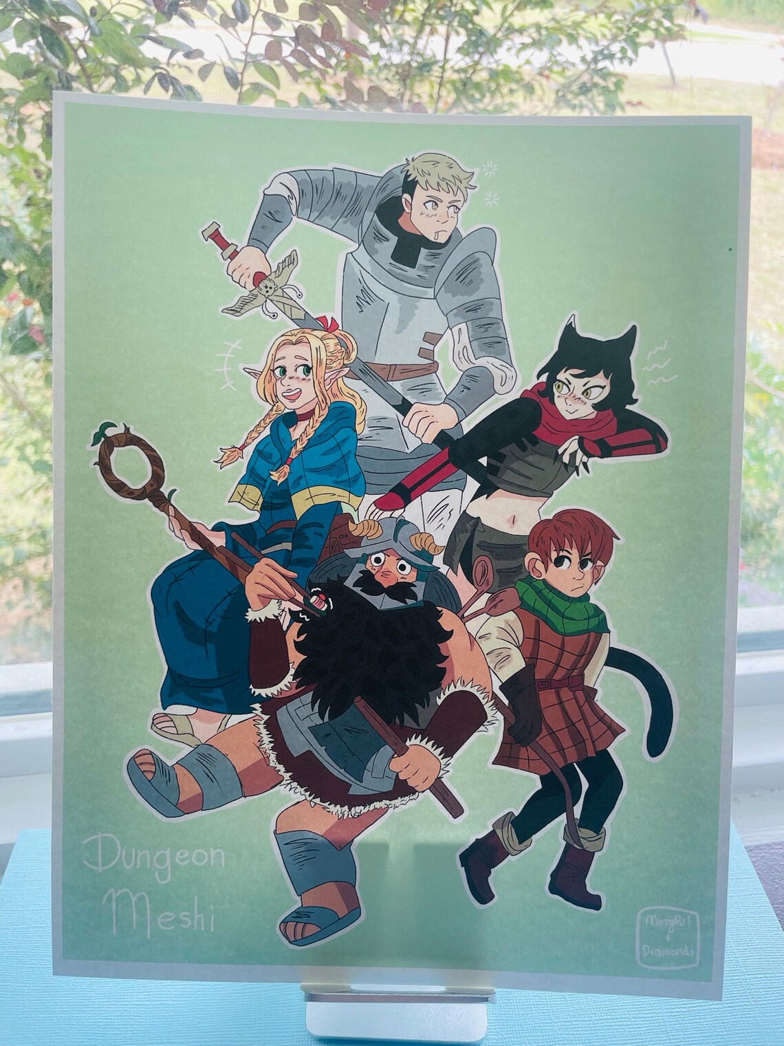 Dungeon Meshi Group Print - Etsy