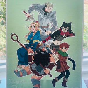 Dungeon Meshi Group Print - Etsy