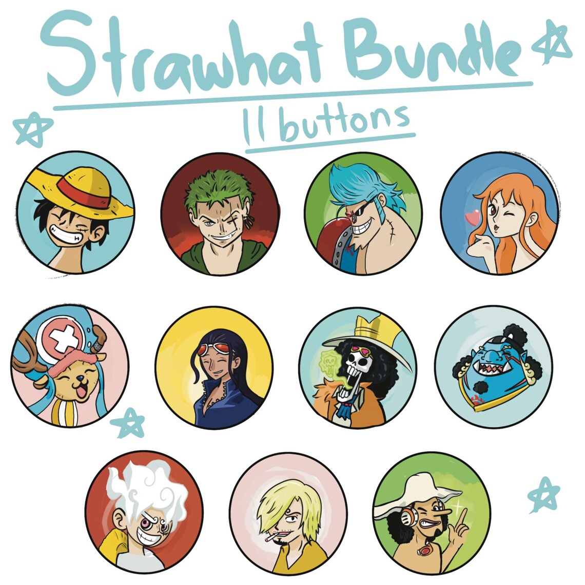 One Piece Buttons - Etsy