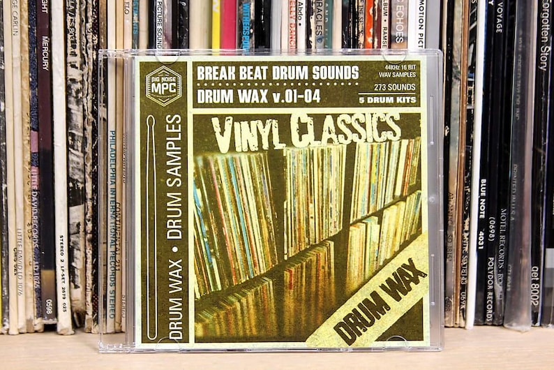 Drum Break Samples “drum Wax V.02” Vinyl Classics | Compact Disk - Etsy