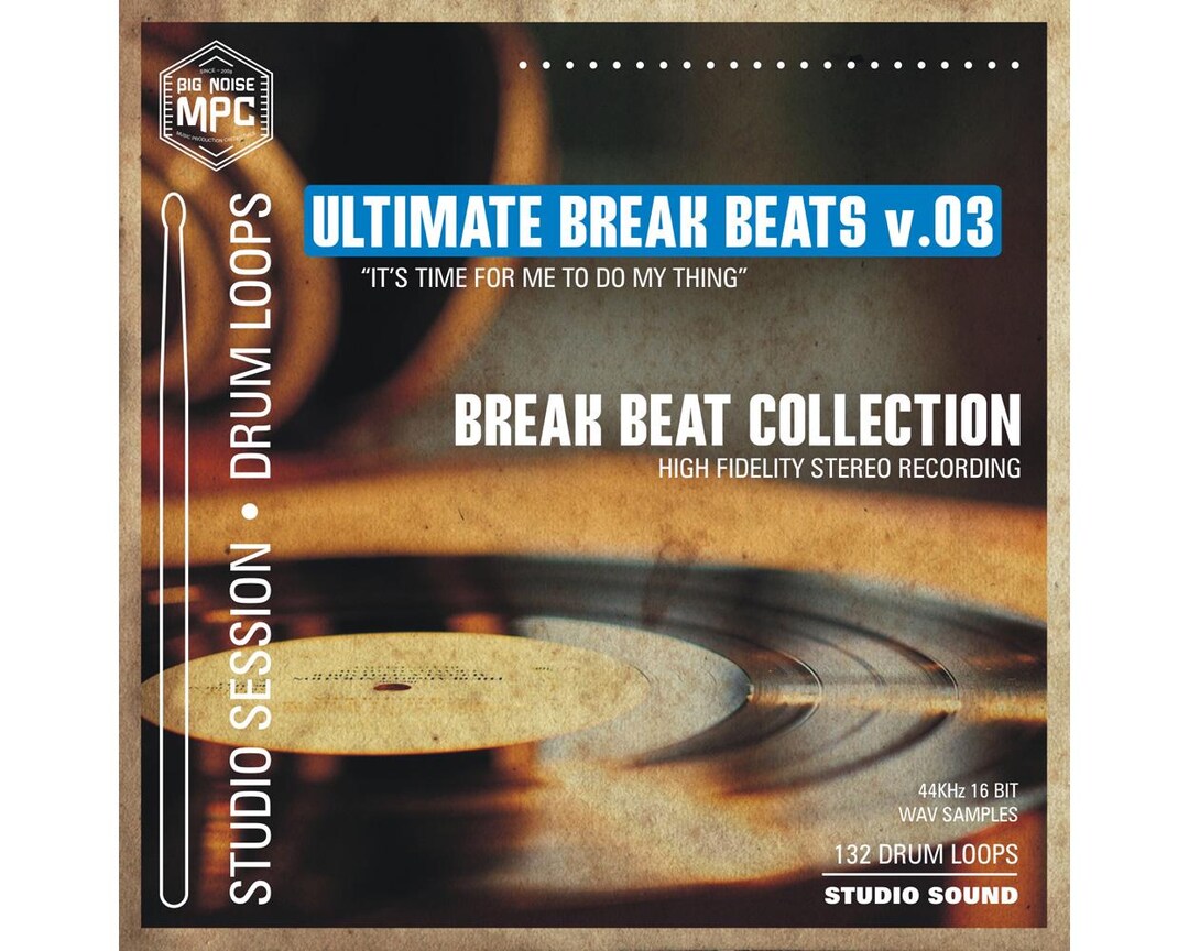 132 Studio Drum Loops “ultimate Break Beats” V.03 | USB Flash Drive - Etsy