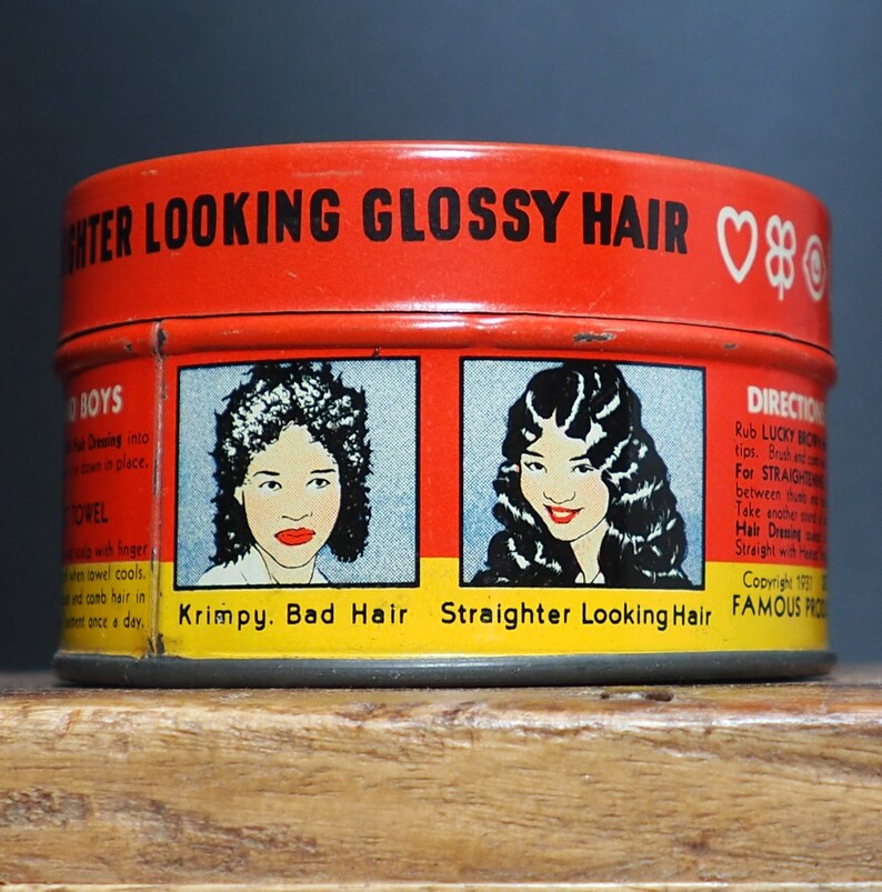 Vintage Tin Lucky Brown Hair Dressing for Men and Women 1930's - Etsy