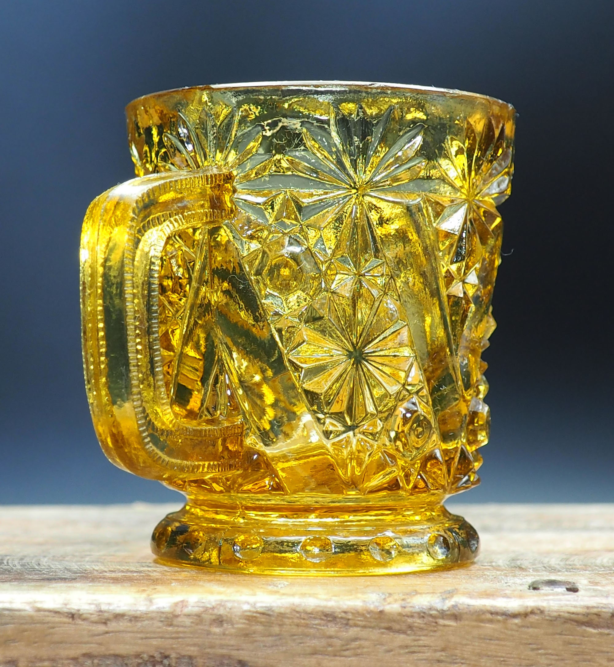 Daisy and Button With V Ornament Amber Child's Cup Mug A.J. Beatty & Co ...