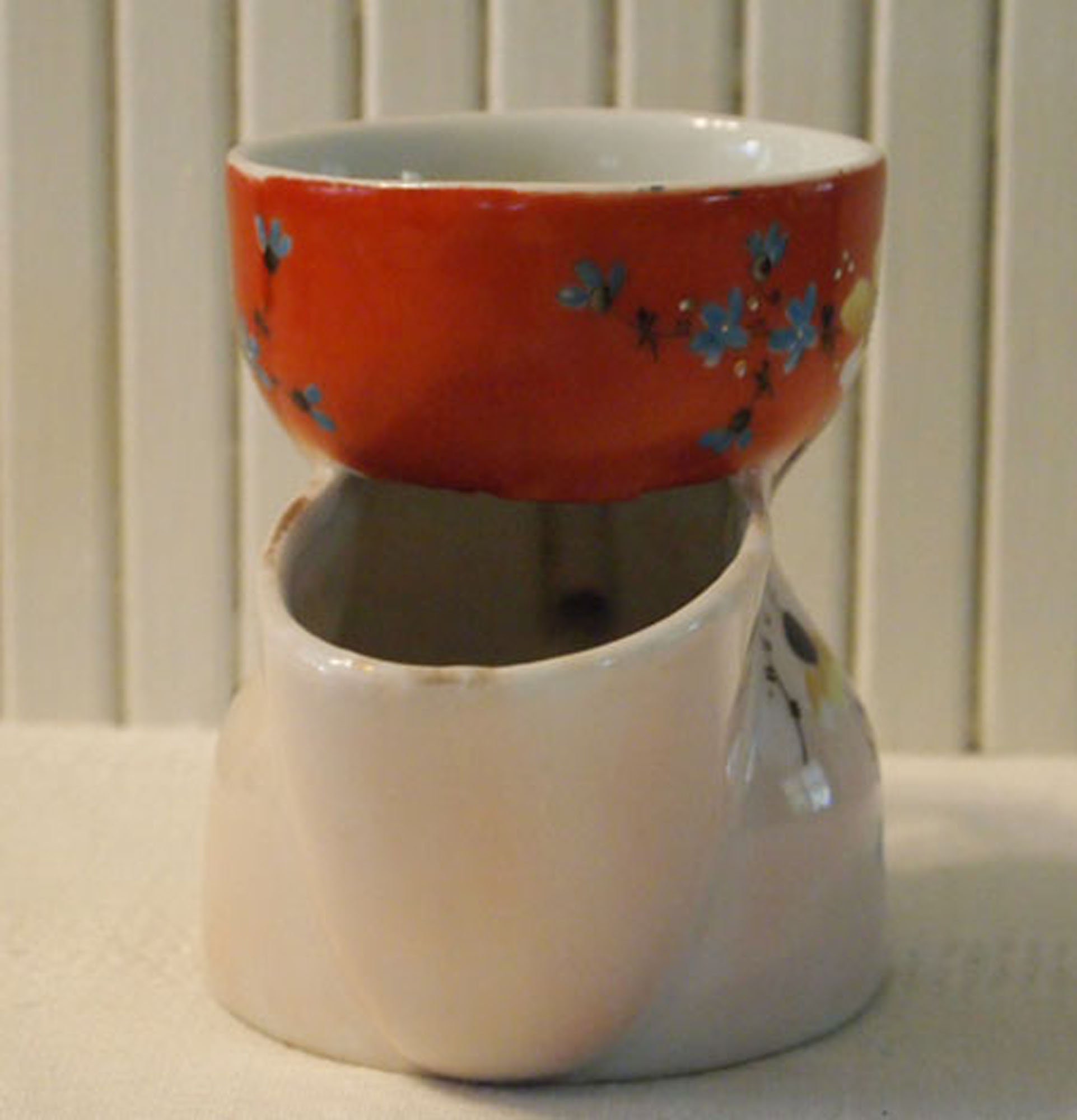 Vintage Scuttle Shaving Mug With Flowers - Etsy
