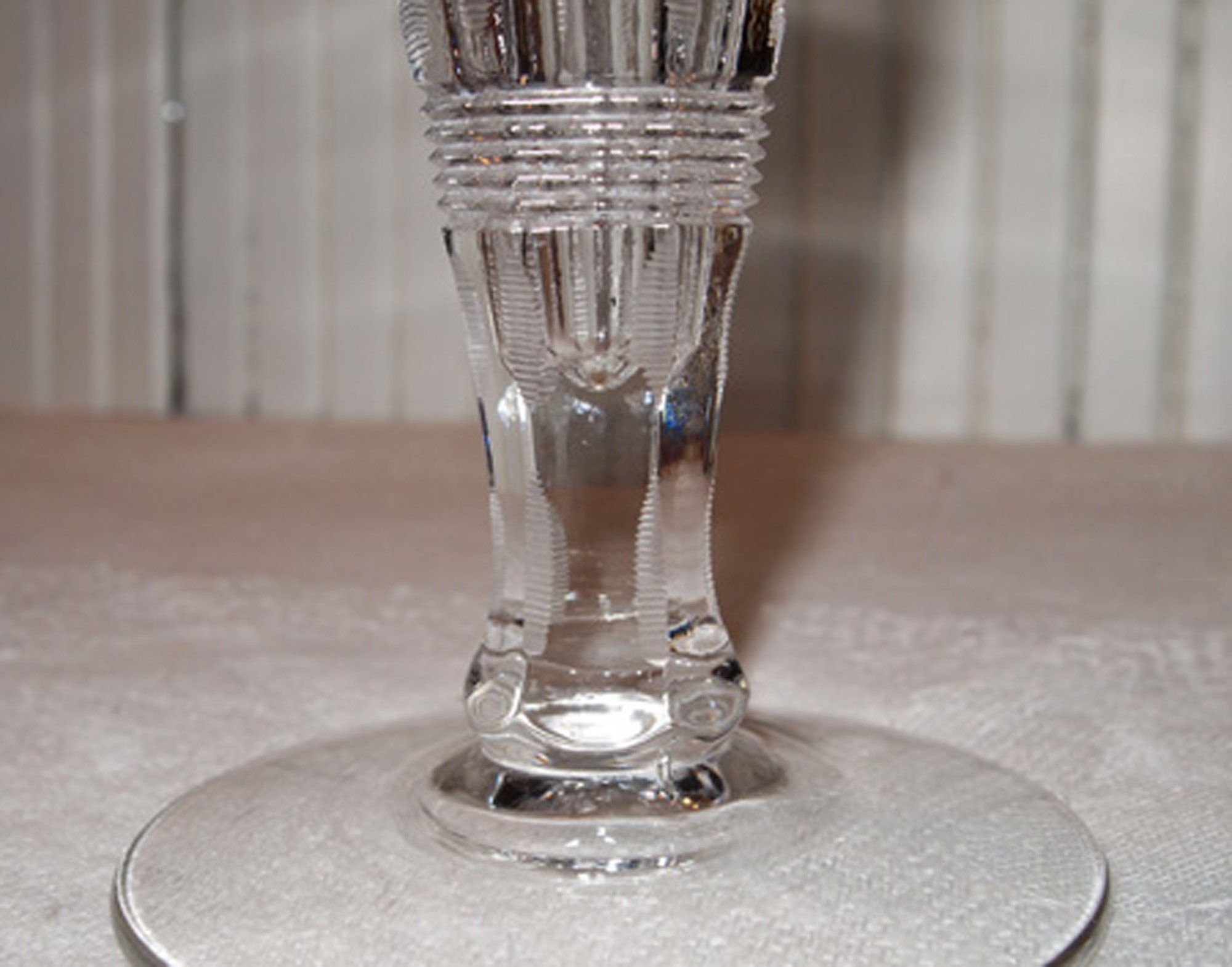 Eapg Engraved And Cut Glass Butterfly And Floral Bud Vase Etsy