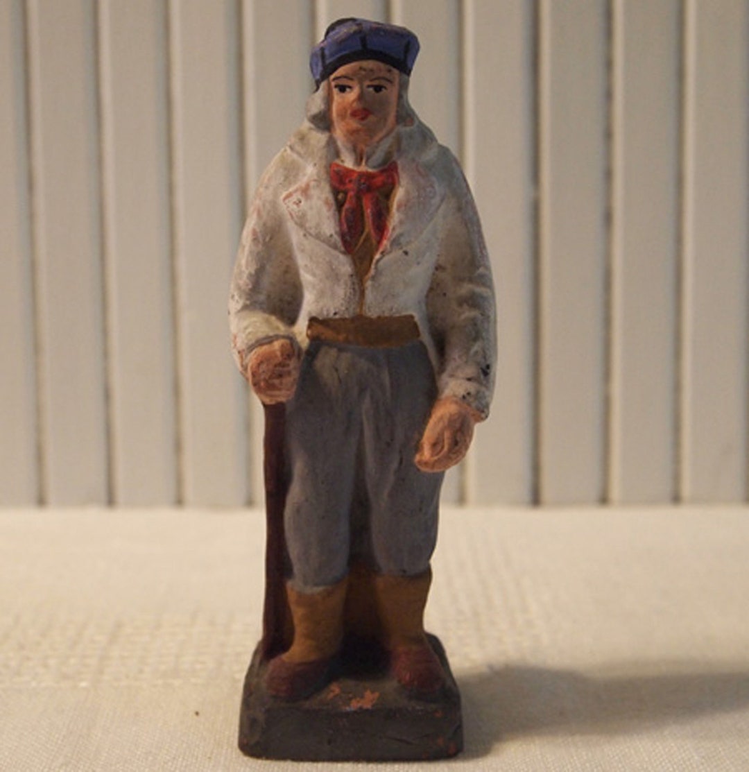 Vintage Santon Figurine Hand Painted Provence France Nativity Creche ...