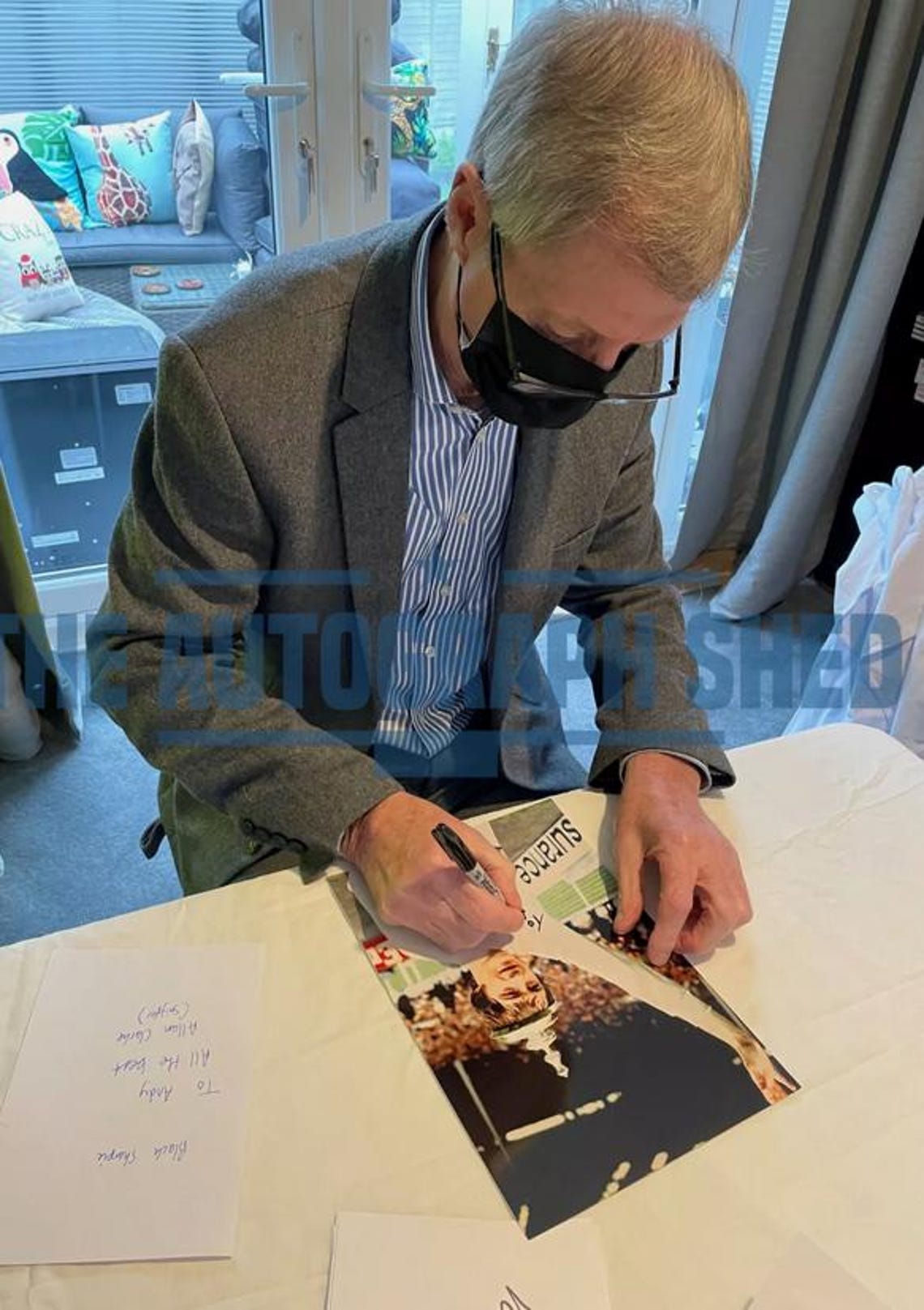 Allan Clarke Leeds United Hand Signed 1972 FA Cup Goal Photo Autograph ...