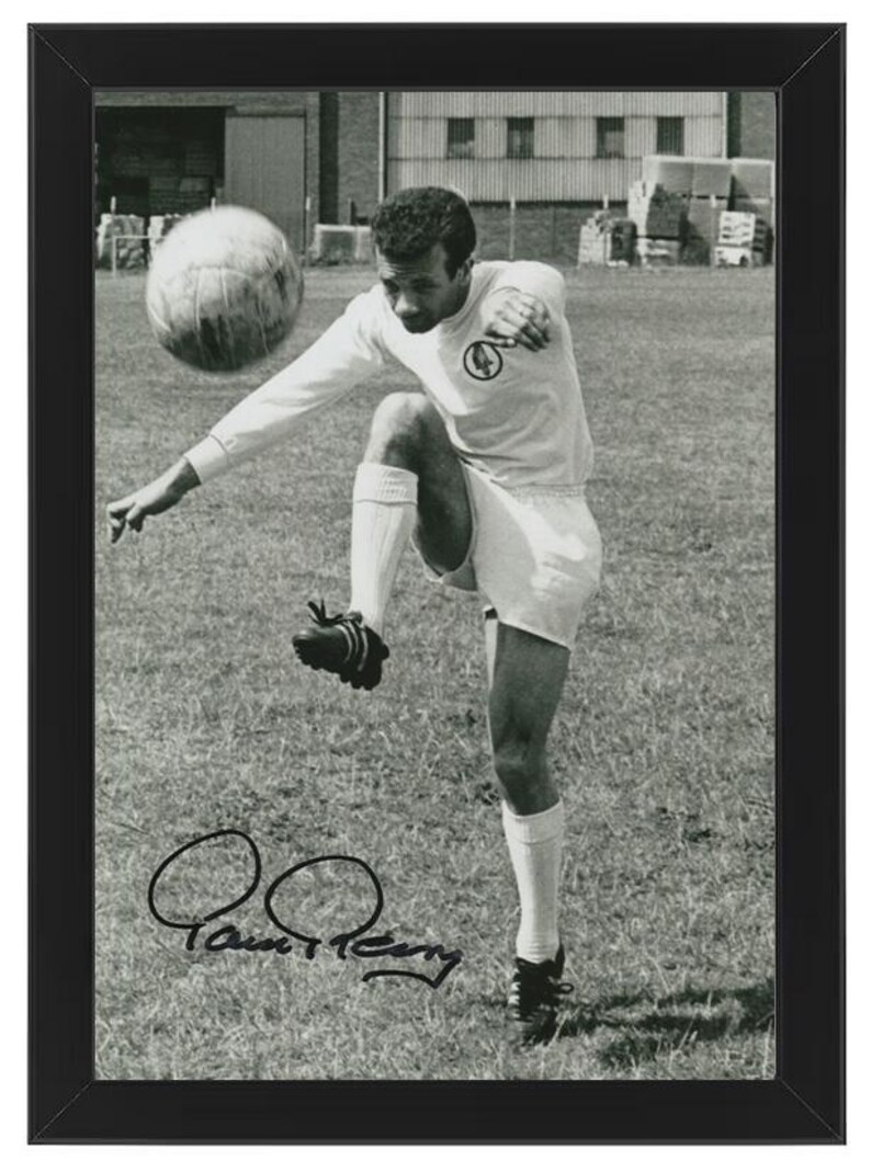 Paul Reaney Leeds United Hand Signed Action Photo Autograph. Proof ...