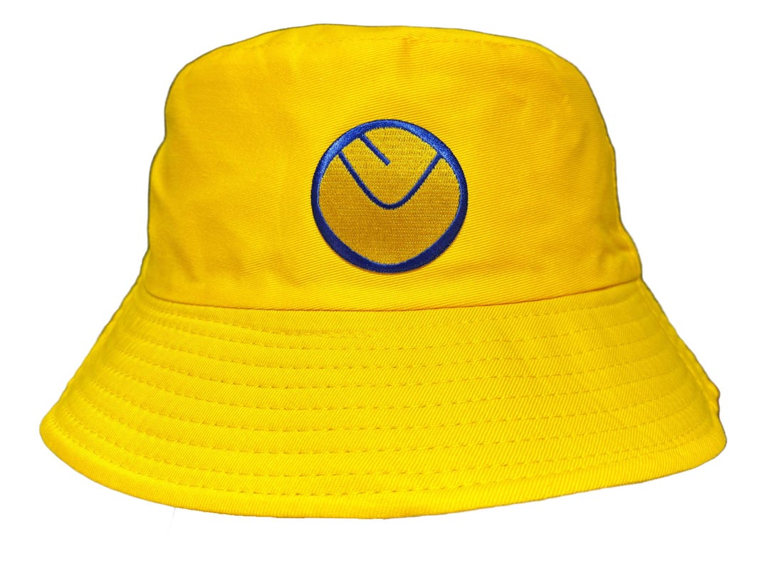 Leeds Smiley Bucket Hat Adult Size Yellow Leeds United Elland Road ...