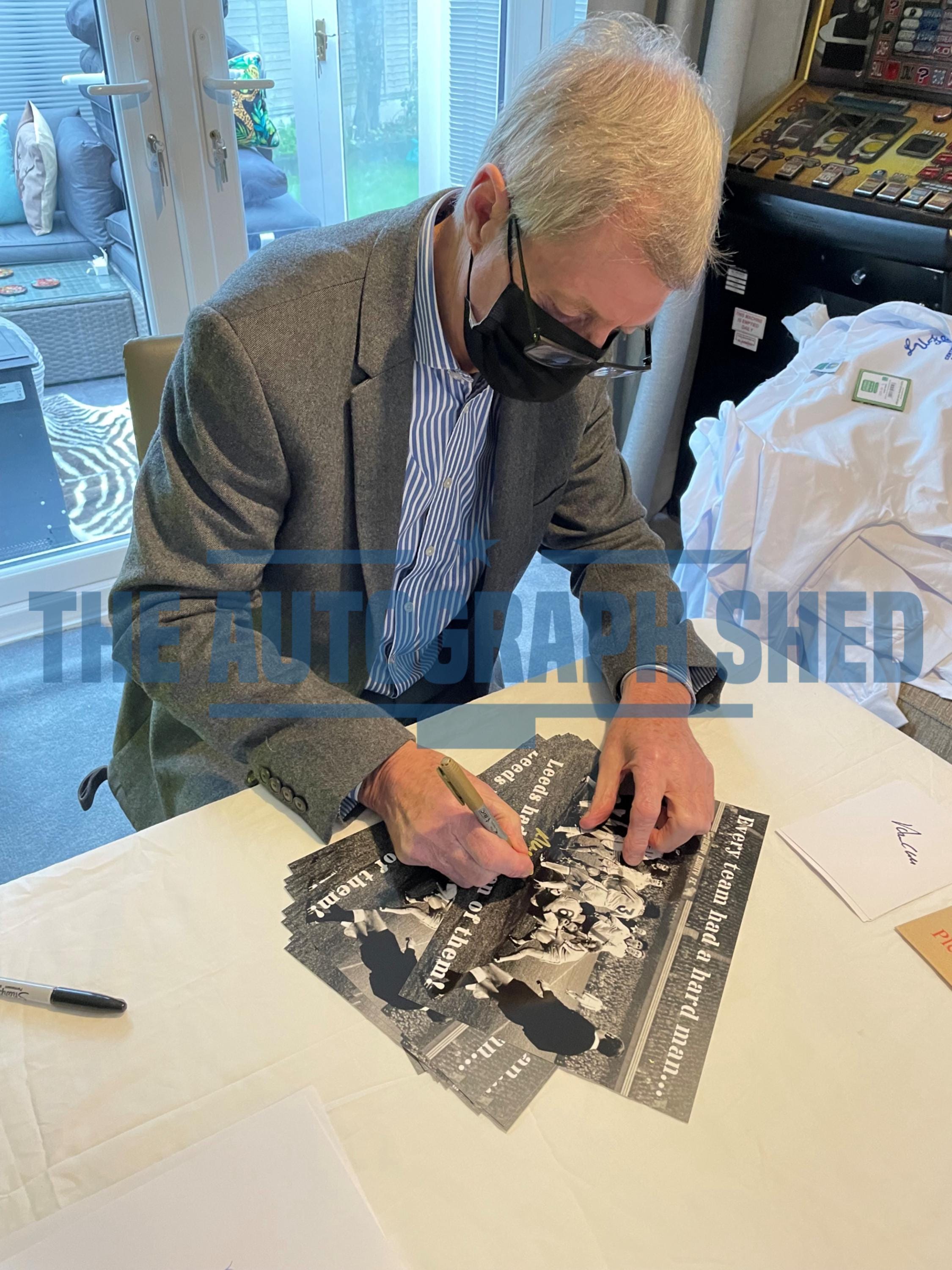 Allan Clarke Leeds United Hand Signed Hard Man Photo Autograph. Proof ...