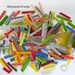 COE 96 HALF POUND of Assorted Vitrigraph Murrini Scrap Glass With Lots ...